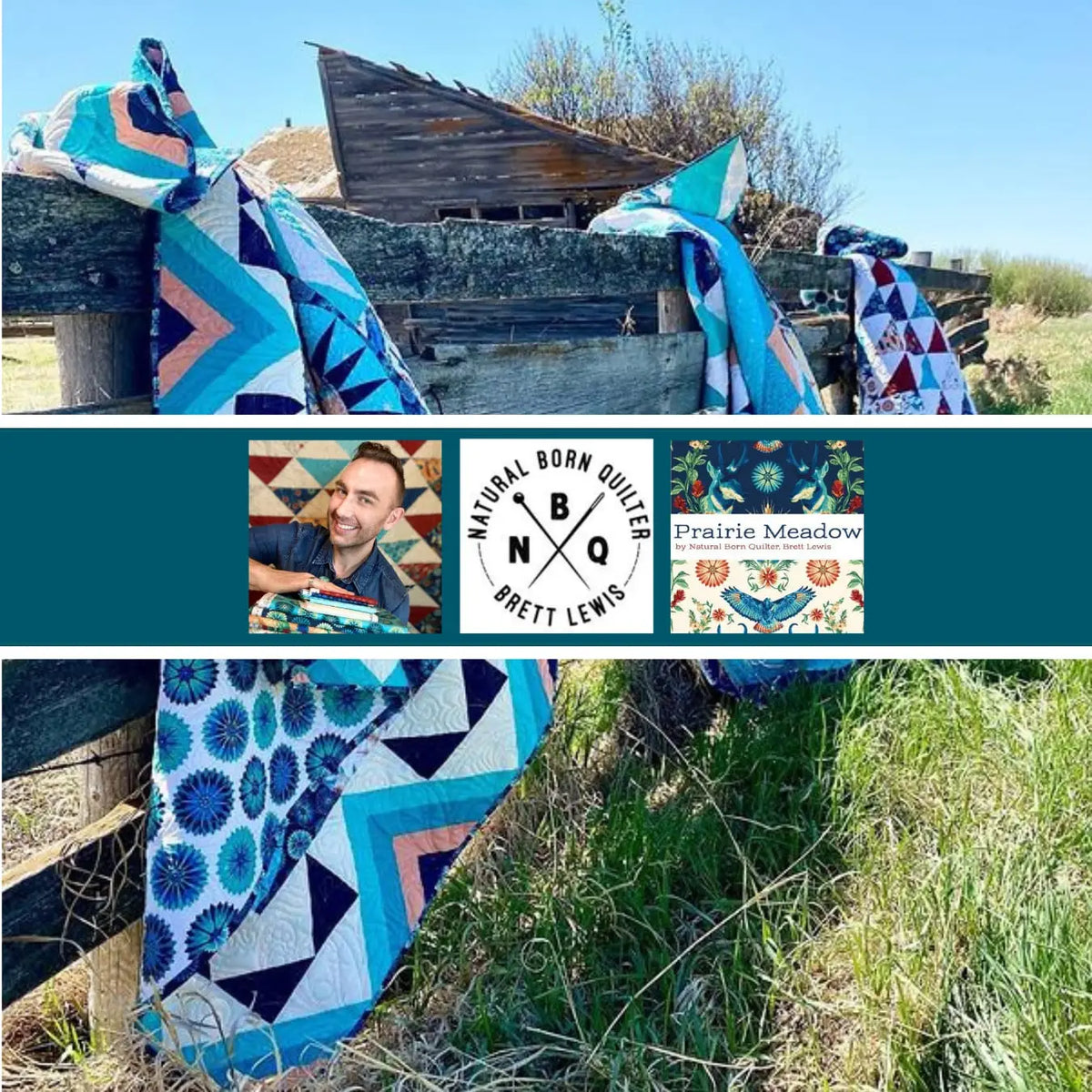 Prairie Meadow Natural Born Quilters newest fabric — Kingfisher Craft ...